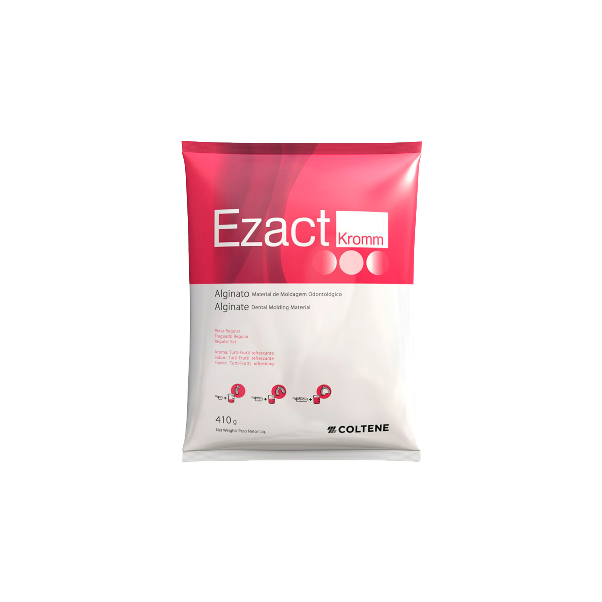 Alginato Ezact Kromm 410g - Vigodent