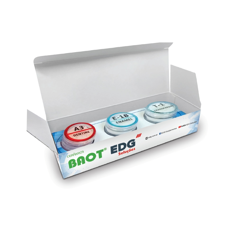 Kit Introdutório A3,5, EB, T1 Cerâmica EDG Baot - 3g